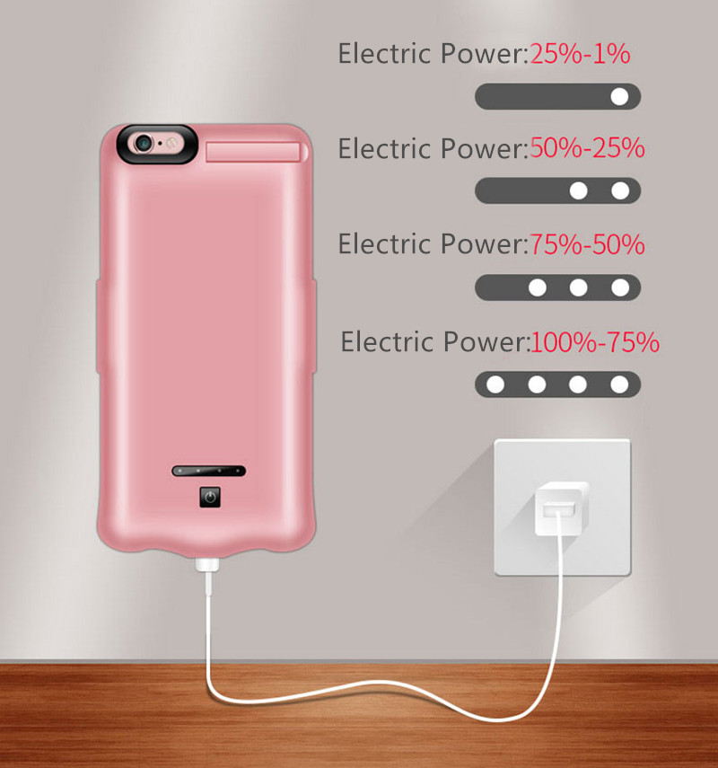 20000mAh Best iPhone 8 7 And Plus Charge Cases Covers IPGC06 | Cheap ...