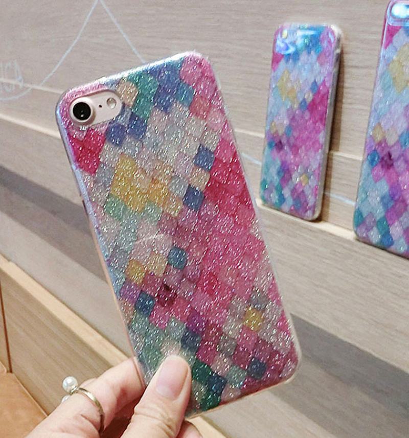 Glitter Sparkle Case Cover For iPhone 8 7 6 6S Plus 5S SE IPS628 ...