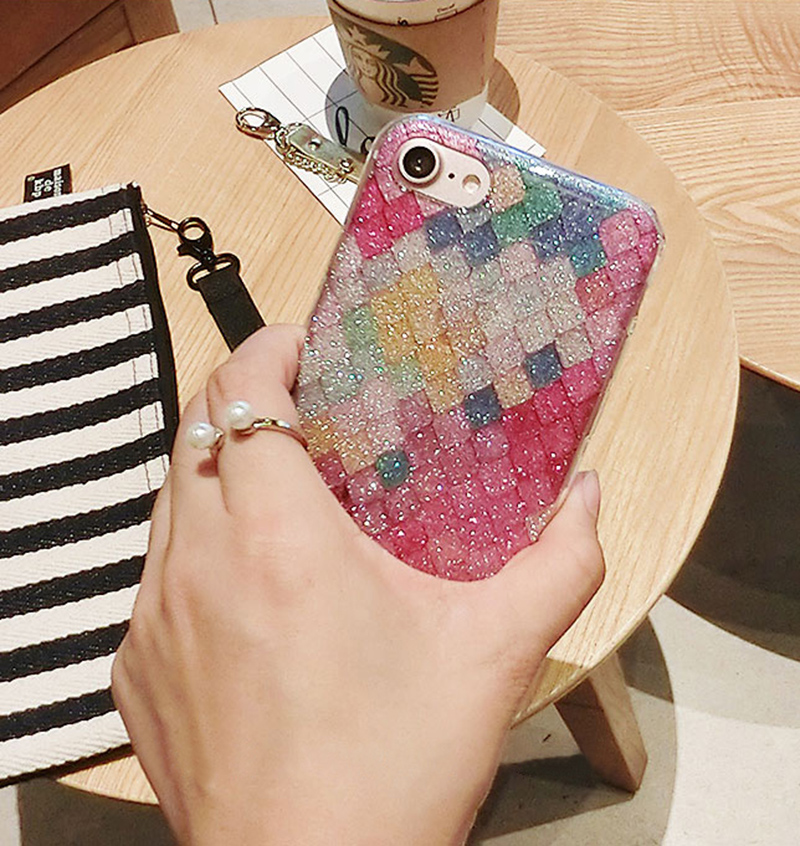 Glitter Sparkle Case Cover For iPhone 8 7 6 6S Plus 5S SE IPS628 ...