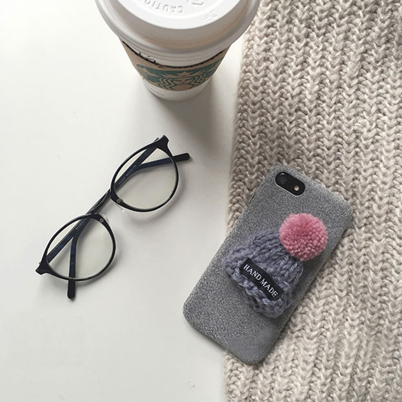 Handmade Wool Hat iPhone 8 7 6 6S Plus Soft Case Covers IPS708 | Cheap ...