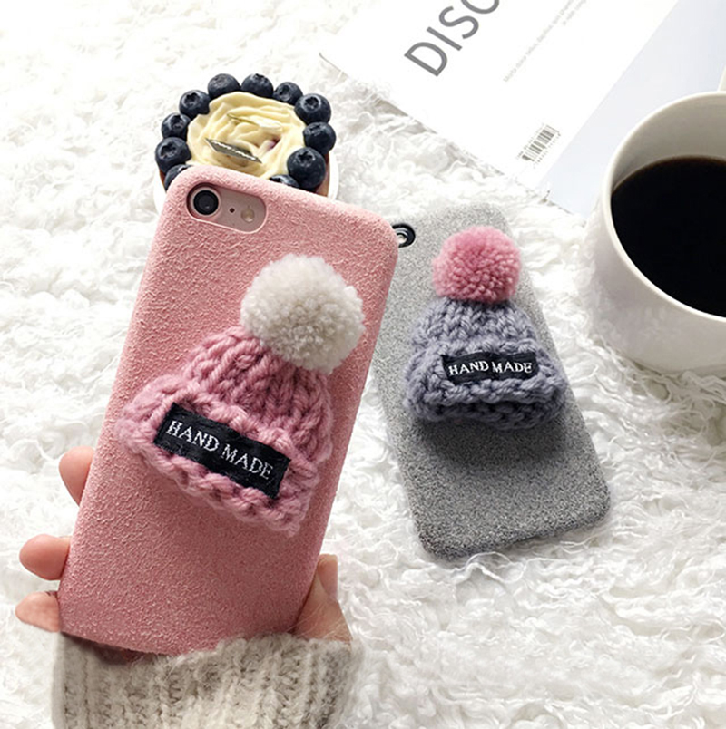 Handmade Wool Hat iPhone 8 7 6 6S Plus Soft Case Covers IPS708 | Cheap ...