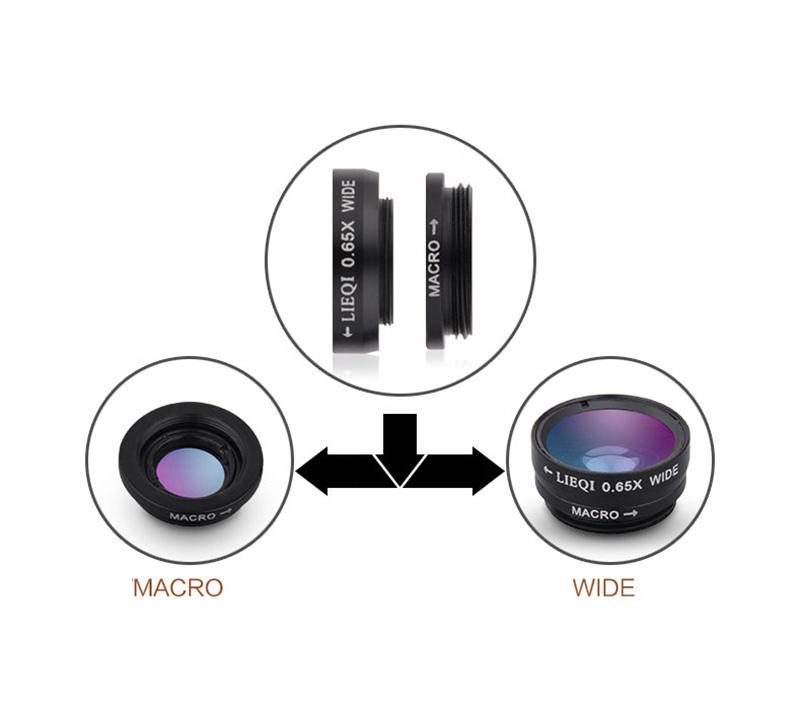 Best Universal Phone External Camera With Wide Macro Fisheye Lens PHE04 ...