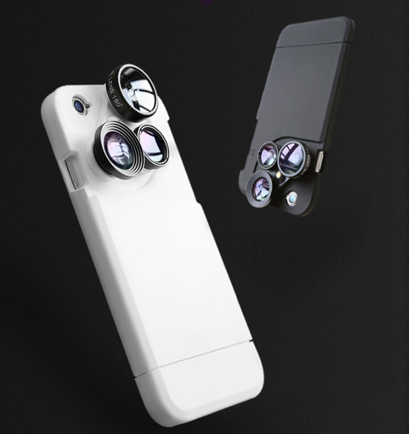 4 Functional Lens In One Case Cover For iPhone 8 7 6 6S Plus PHE06 ...