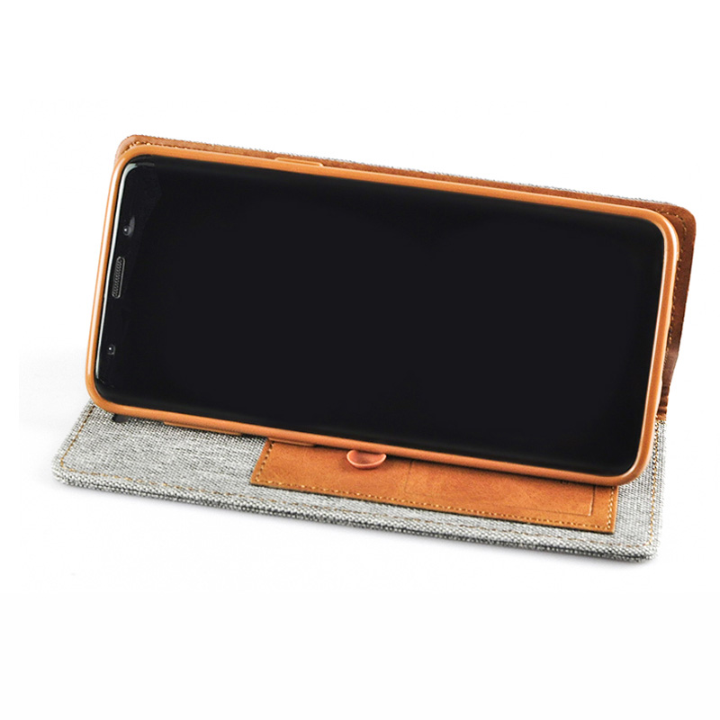 Leather Clamshell Case Cover For Samsung S9 And Plus With Lanyard SG907 ...