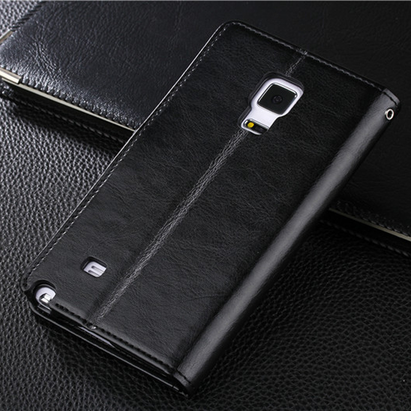 Protective Leather Clamshell Case For Samsung Note Edge N9150 With Card ...