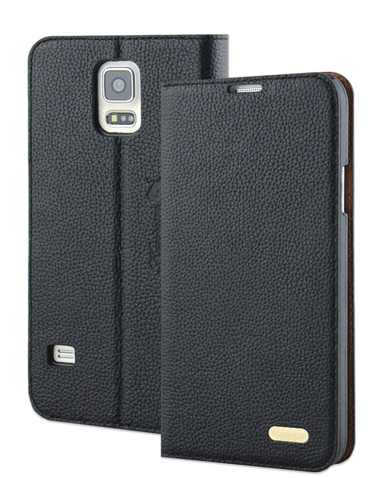 Cheap Leather Black Samsung Galaxy Cases Samsung S5 S6 Note 4 Cases ...
