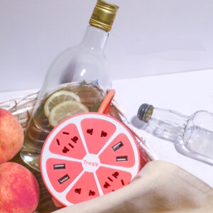 Beautiful Lemon Round USB Multifunction Charger Electrical Outlets ...