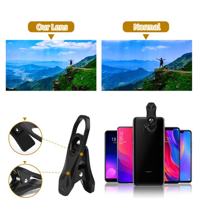 Best Universal Phone External Camera With Wide Macro Fisheye Lens PHE04 ...