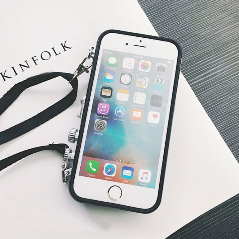 Perfect Stereo Camera Case For iPhone X 8 7 Plus With Lanyard IPS705 ...