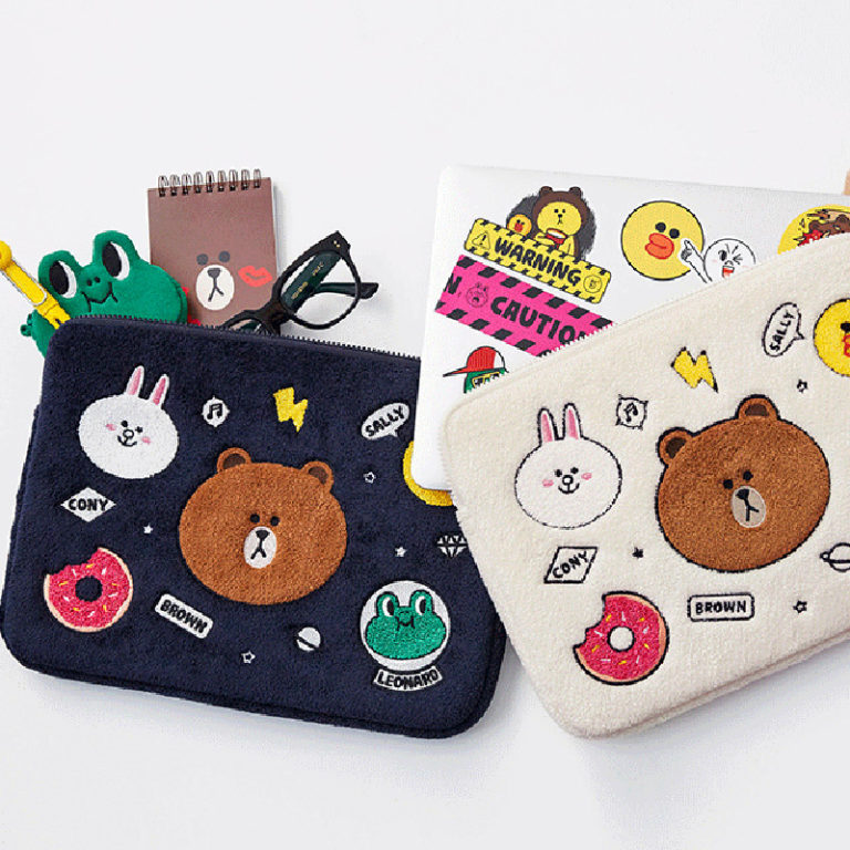 Cartoon Pattern Plush Macbook 12 Air Pro 11 13 15 Bag Cover MB1207 ...