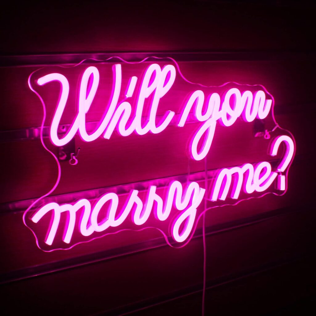 Will You Mary Me Neon Sign WNS001 | Cheap Cell-phone Case With Keyboard ...