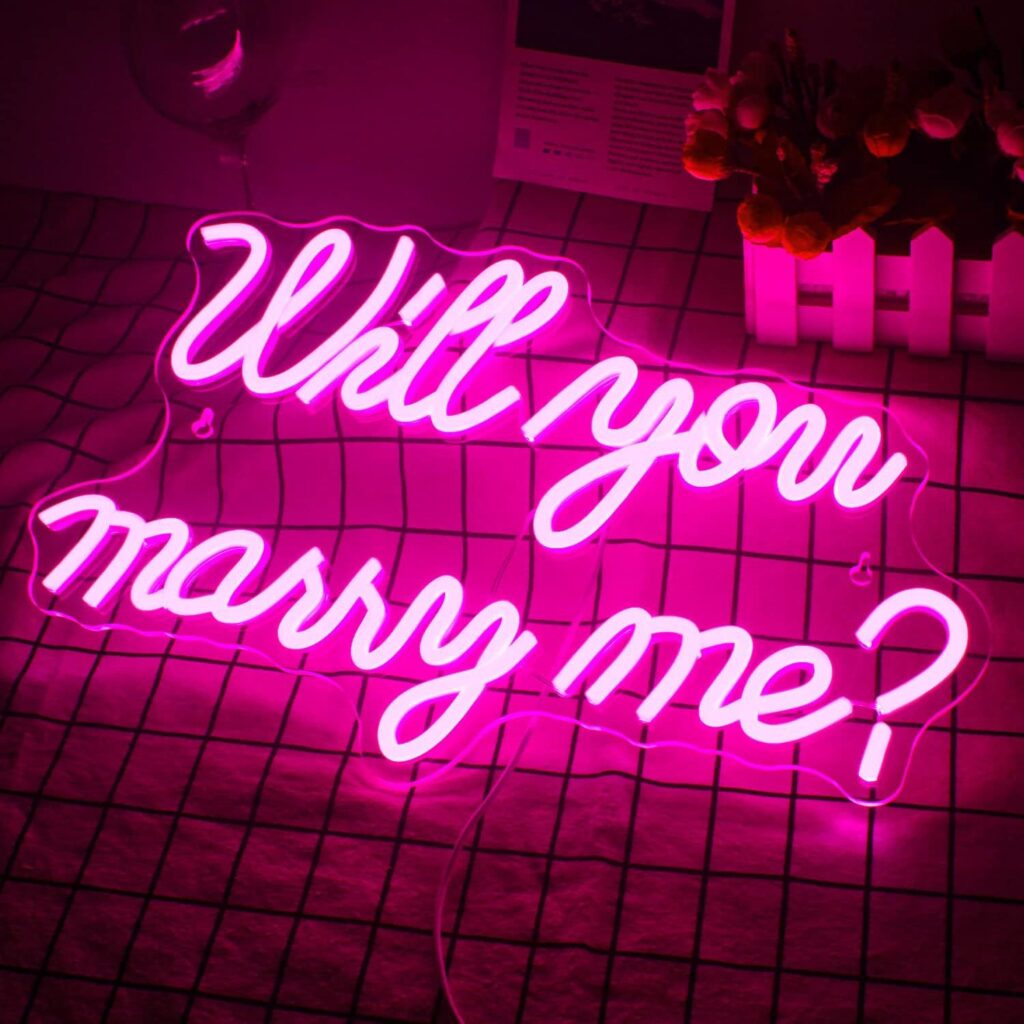 Will You Mary Me Neon Sign WNS001 | Cheap Cell-phone Case With Keyboard ...
