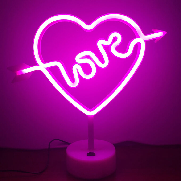 Creative USB And Battery Powered Neon Lamp For Bedroom WNS023 | Cheap ...